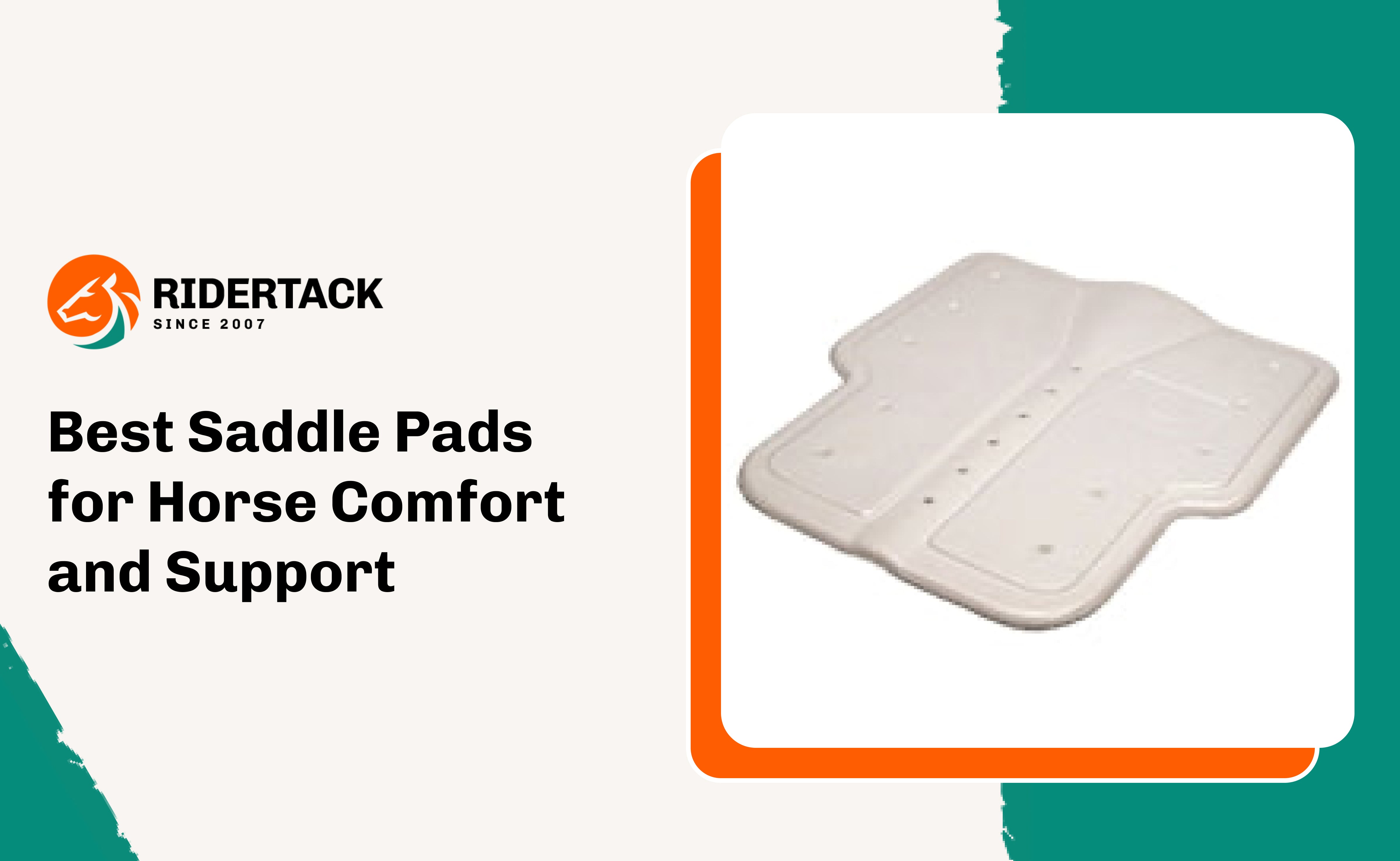 Best Saddle Pads for Horse Comfort and Support – Rider Tack