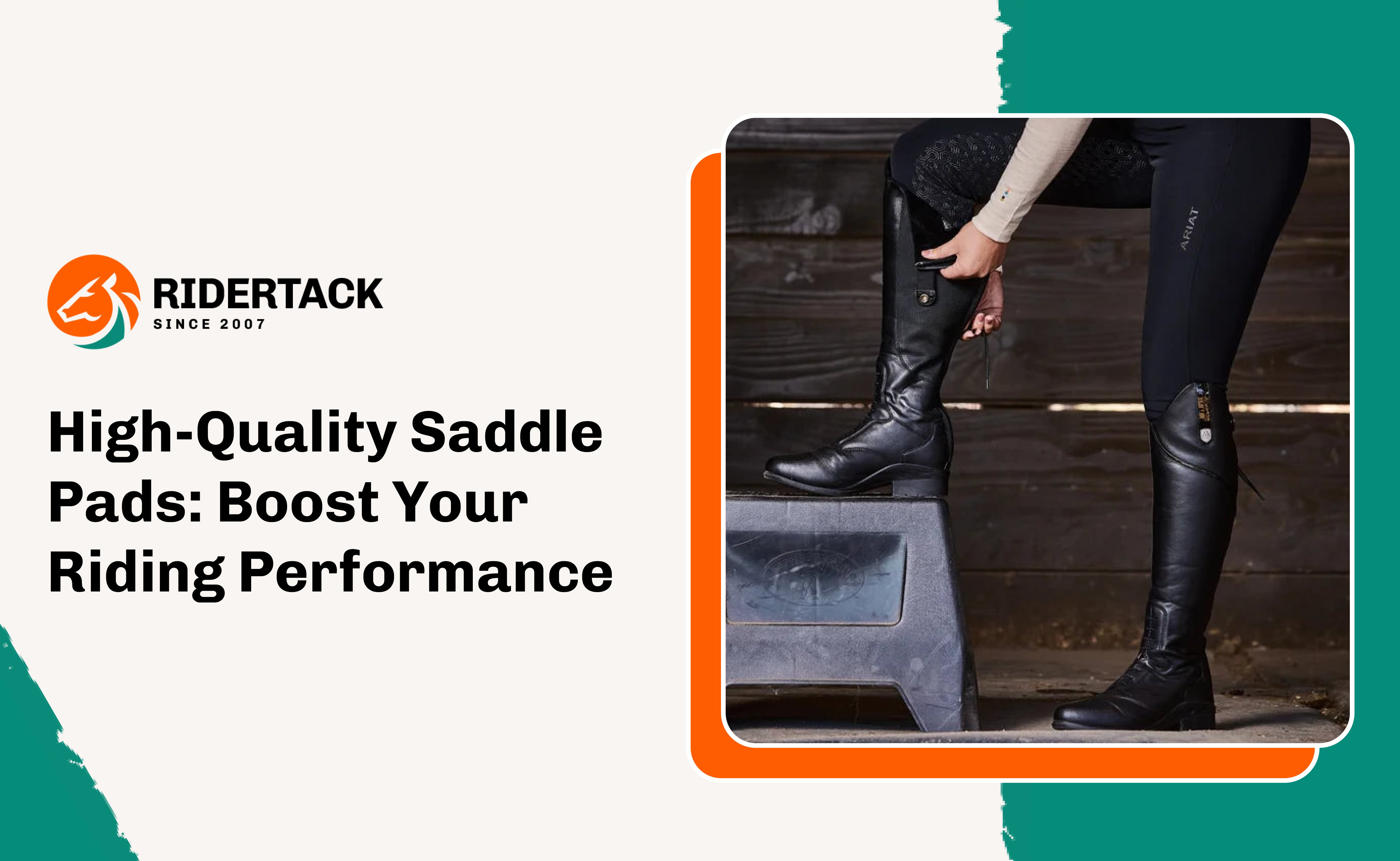 High-Quality Saddle Pads: Boost Your Riding Performance – Rider Tack